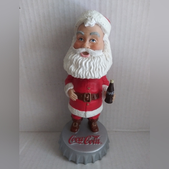 Coca Cola | Holiday | Santa Claus Bobblehead Coke Cola And Carls Jr ...